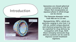 liposomes and nanoparticles drug delivery system | PPTX