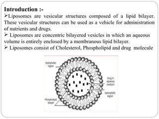 Liposomes by Mr. Vishal Shelke | PPT