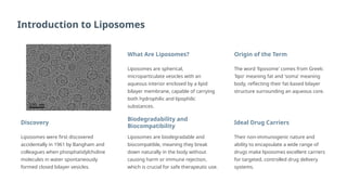 Liposomes Structure, Preparation & Applications.pptx