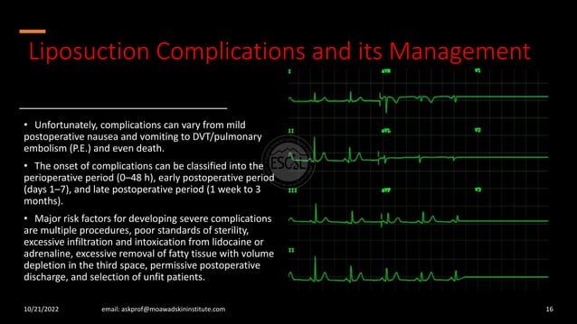Liposuction Complications and its Management.pptx | Cosmetic Medical ...