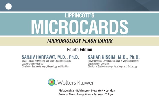 Lippincott Microcards_ Microbiology Flash Cards-LWW (2015).pdf ...