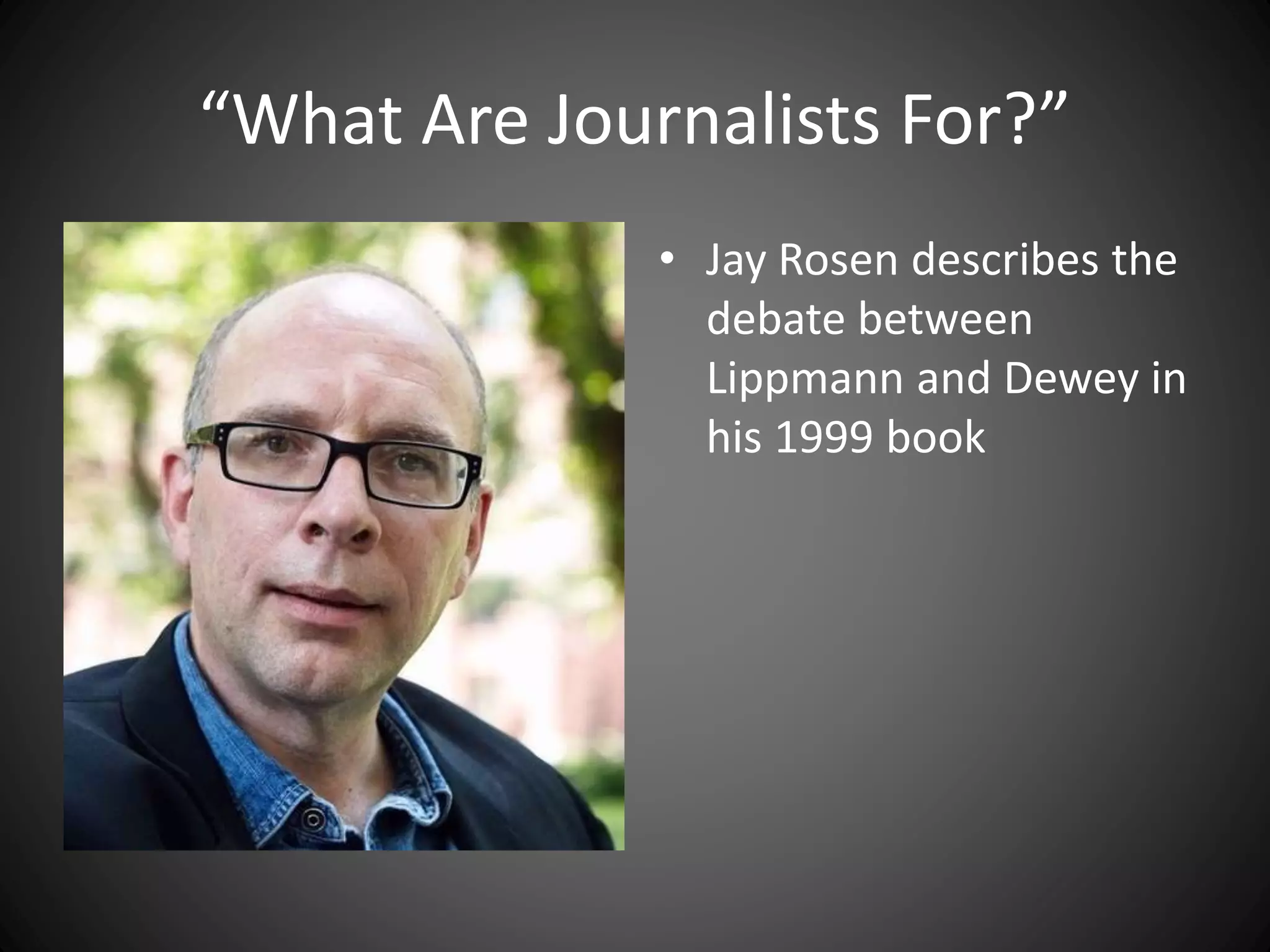 Journalism and Civic Engagement | PPT