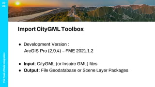 FME Provides Access to CityGML in ArcGIS as a Basis for a Digital Twin | PDF