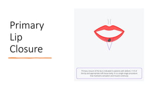 Lip Reconstruction: Algorithm for managing lip defects.pptx