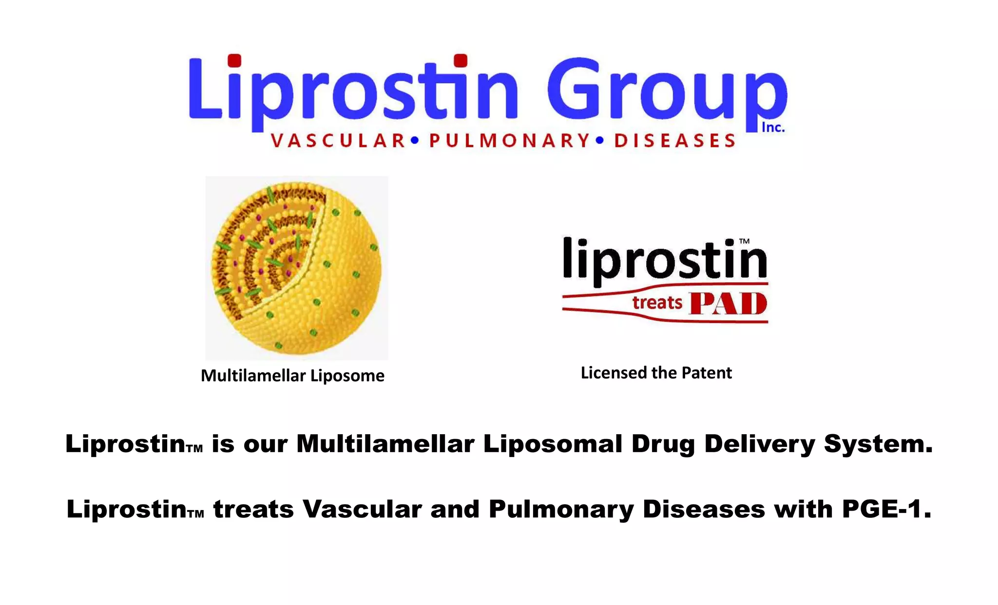 Liprostin Group - Vascular - Pulmonary Diseases | PDF