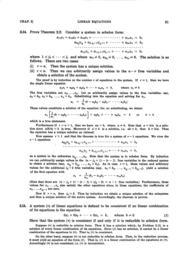 Linear algebra by Seymour Lipschutz | PDF