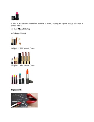 Lipstic assignment | PDF