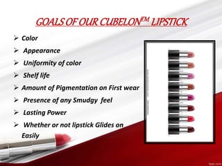 Launching presentation of Lipstick | PPTX