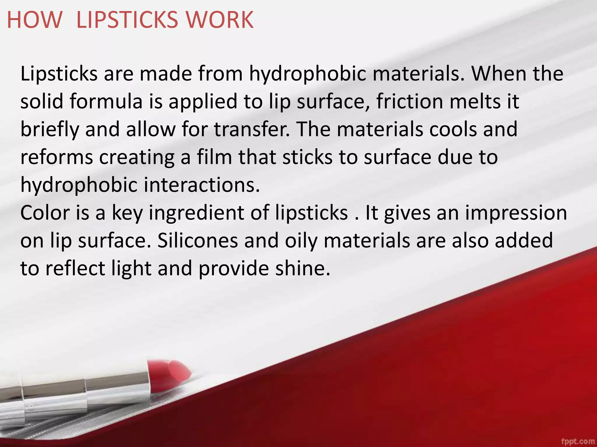 Lipsticks | PPTX