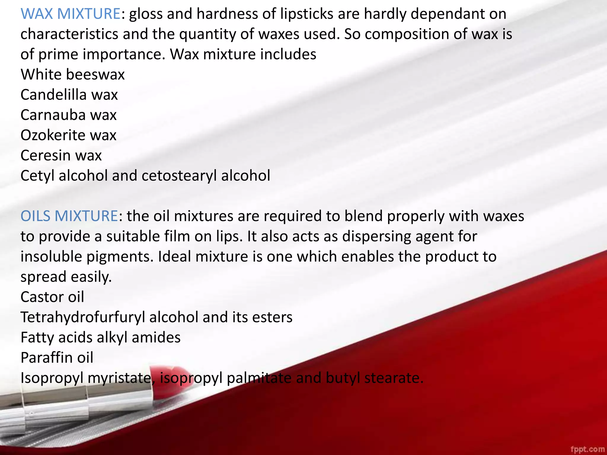 Lipsticks | PPTX