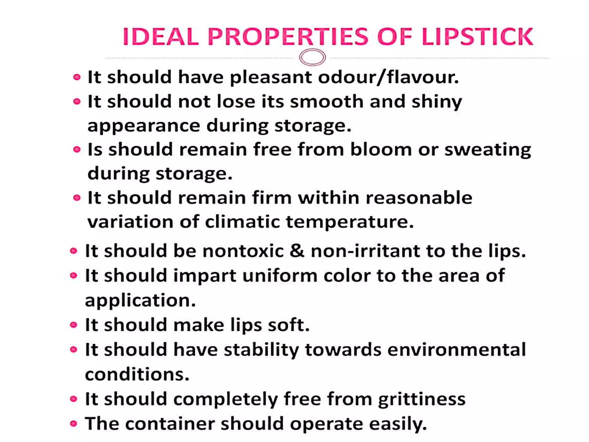 Lipsticks formulation | PPTX