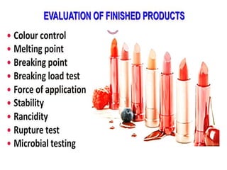 Lipsticks formulation | PPTX
