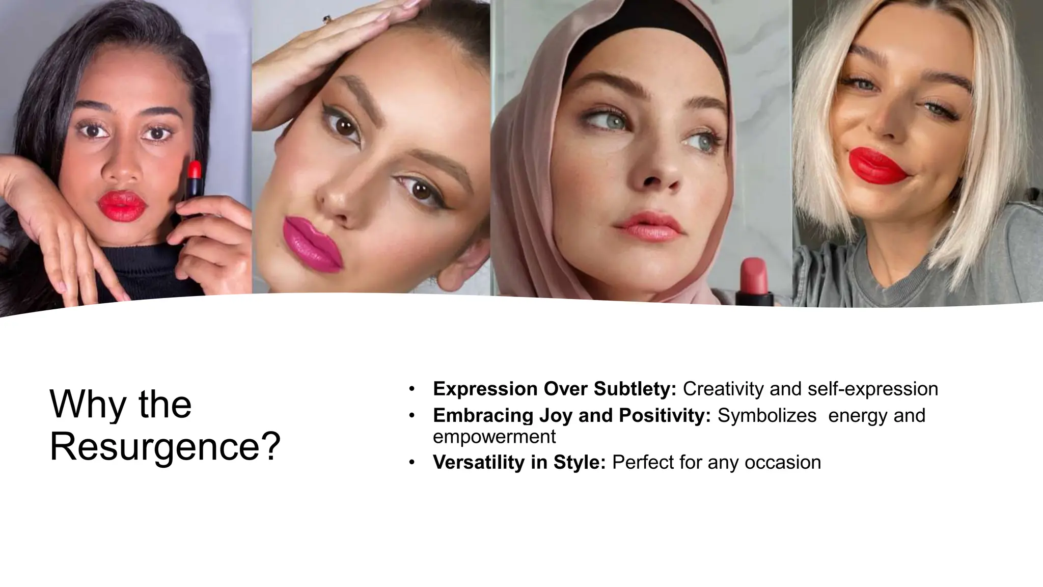 2024 Trending Lipstick Shades: Bright Lipstick Revival | PPTX