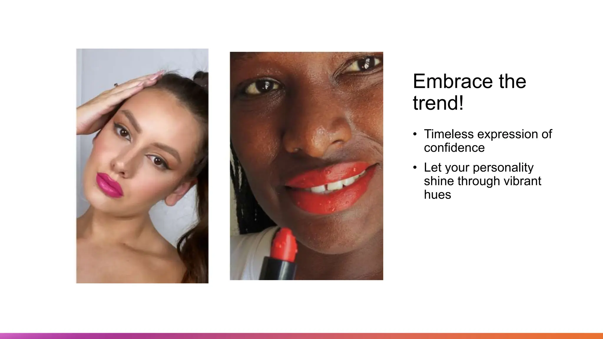 2024 Trending Lipstick Shades: Bright Lipstick Revival | PPTX