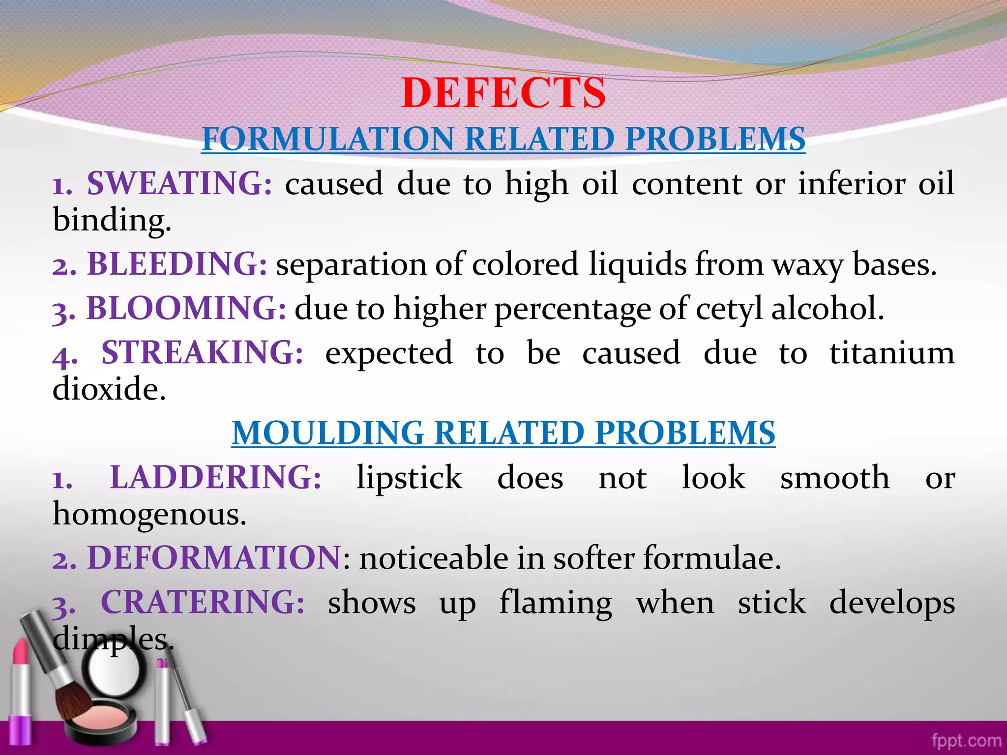 lipsticks | PPTX