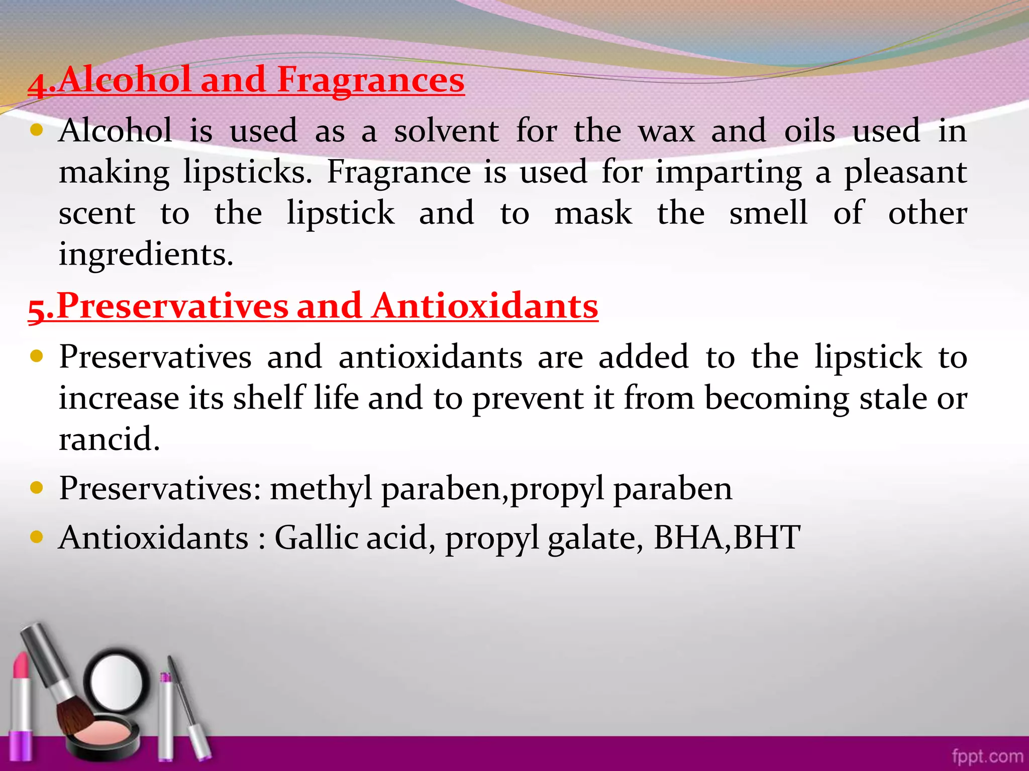 lipsticks | PPTX