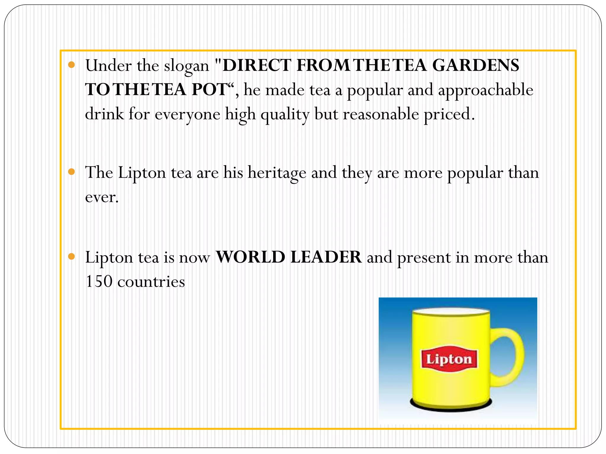 Lipton | PPTX