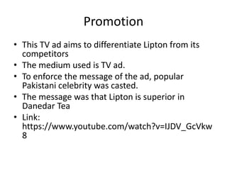 Lipton 4p's | PPT