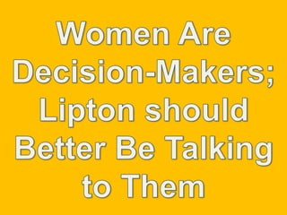 Lipton Repositioning