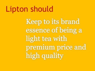 Lipton Repositioning