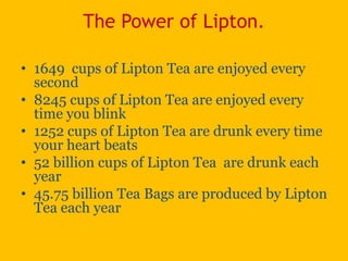 Lipton Repositioning
