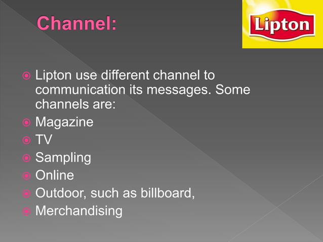 Lipton slides | PPTX