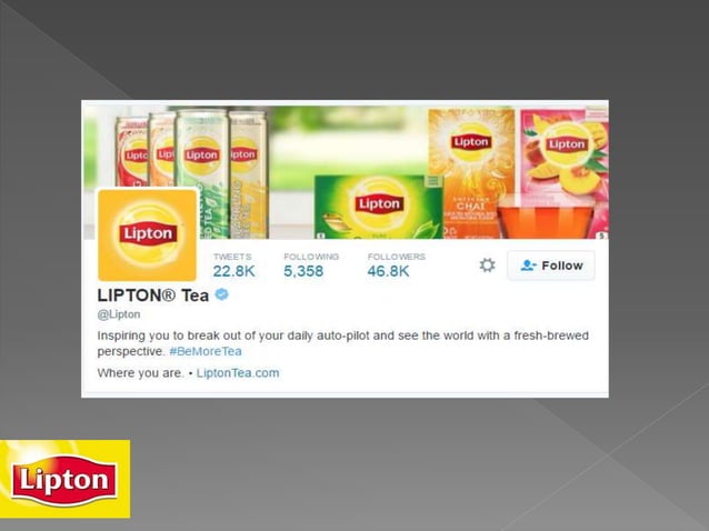 Lipton tea presntation slides | PPTX