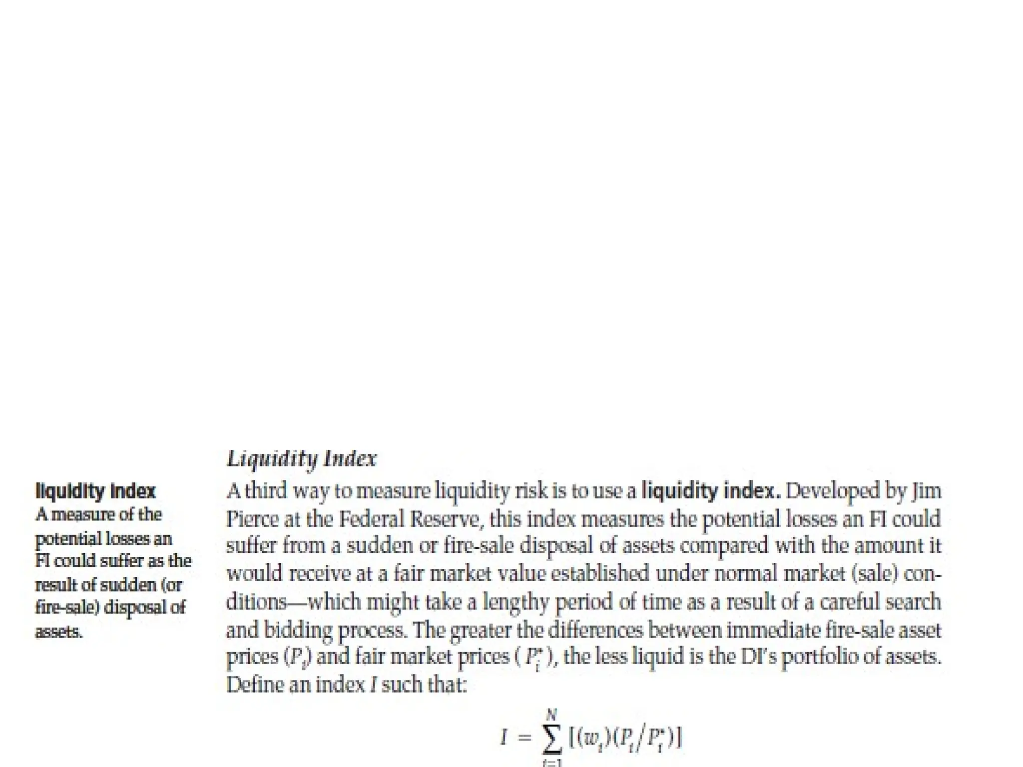 Liquidity risk management process presentation | PPTX
