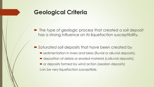 Liquefaction of Soil Geotech | PPTX | Geology | Science