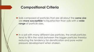 Liquefaction of Soil Geotech | PPTX