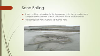Liquefaction of Soil Geotech | PPTX | Geology | Science