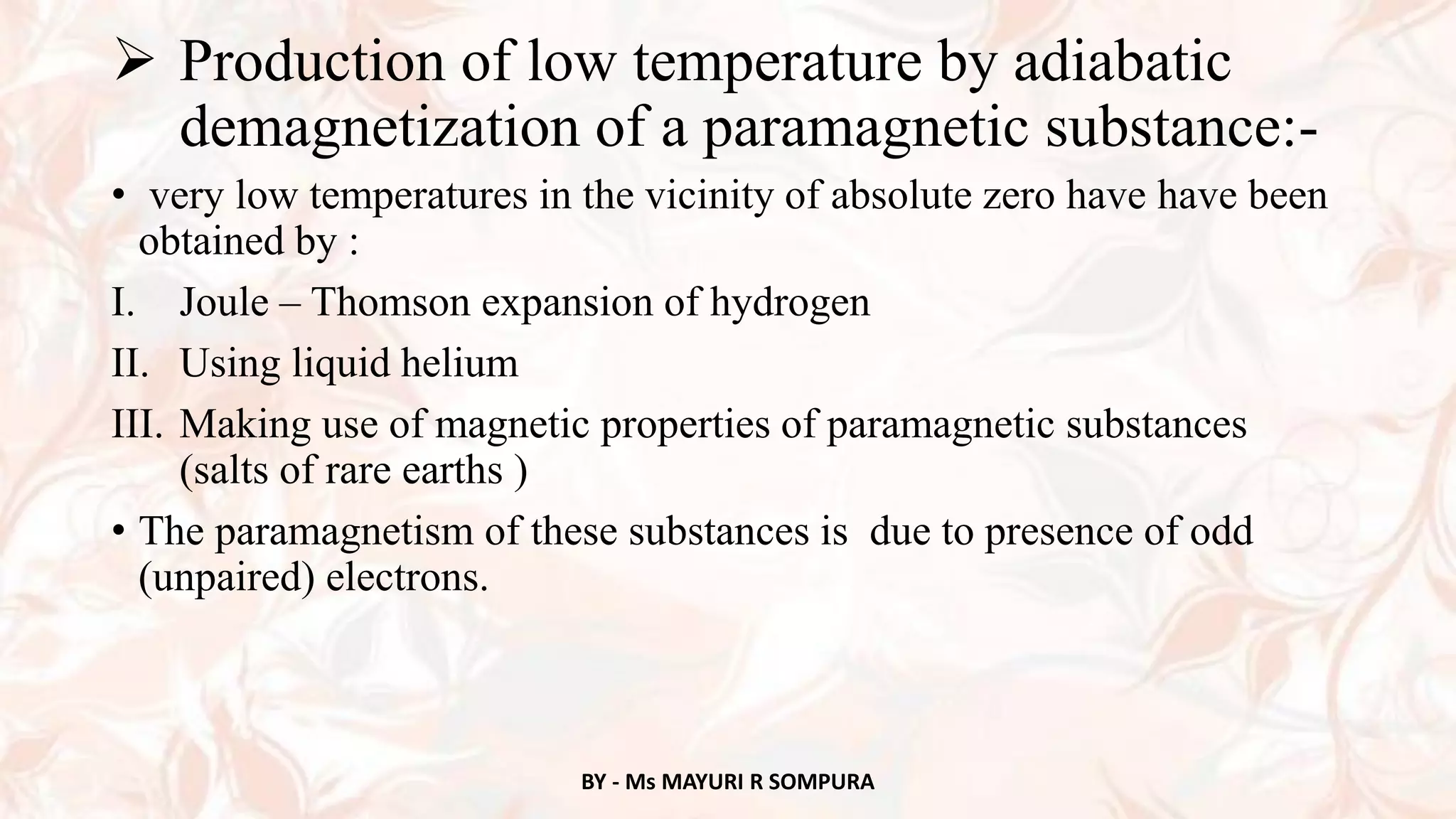 Liquefaction of gases part-2 B.Sc sem-2 | PDF