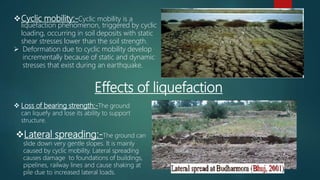 Liquefaction of soil | PPTX