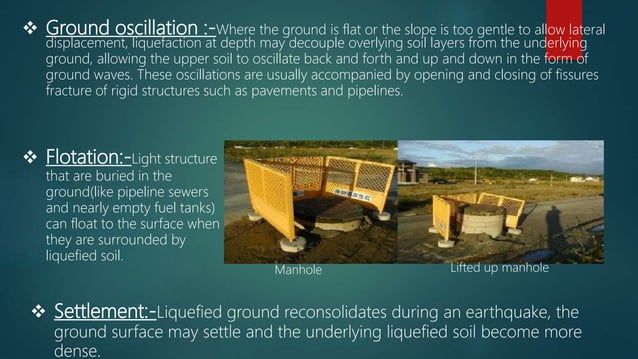 Liquefaction of soil | PPTX | Developmental Sites | Real Estate