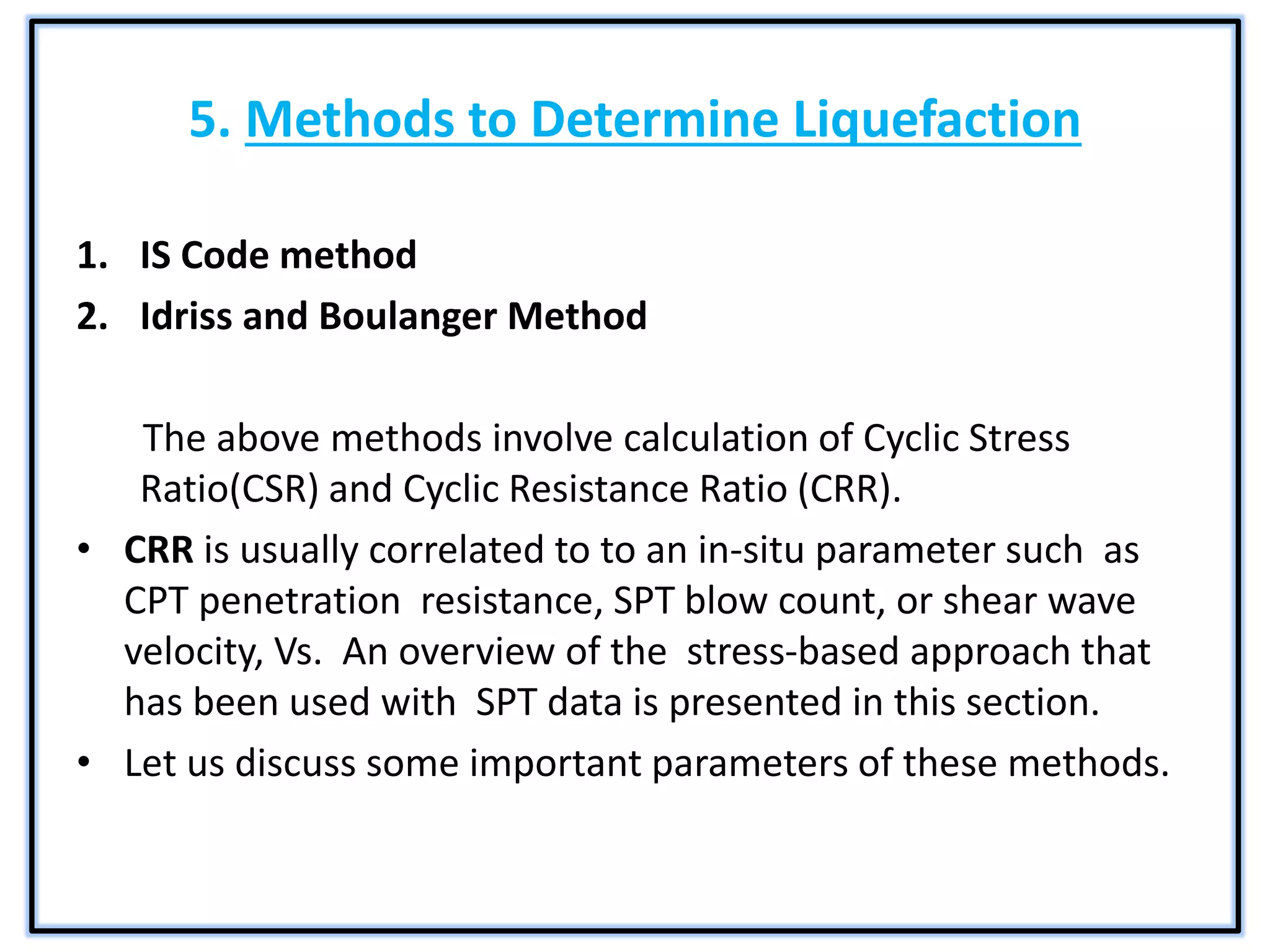 Liquefaction of soil | PPTX