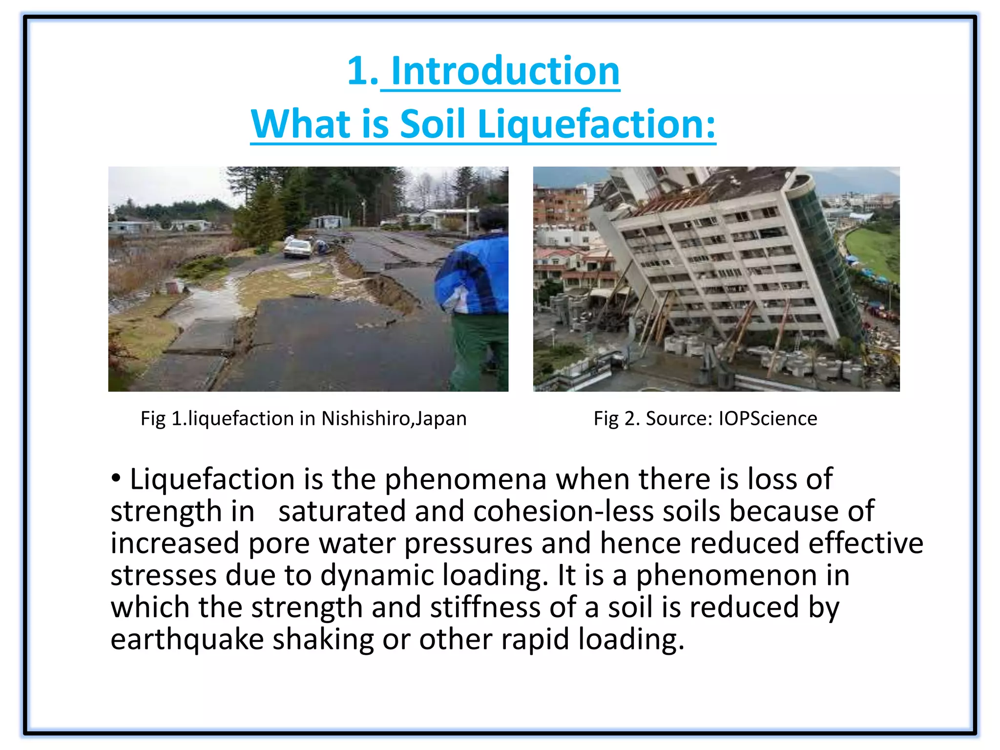 Liquefaction of soil | PPTX