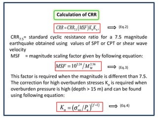 Liquefaction of soil | PPTX