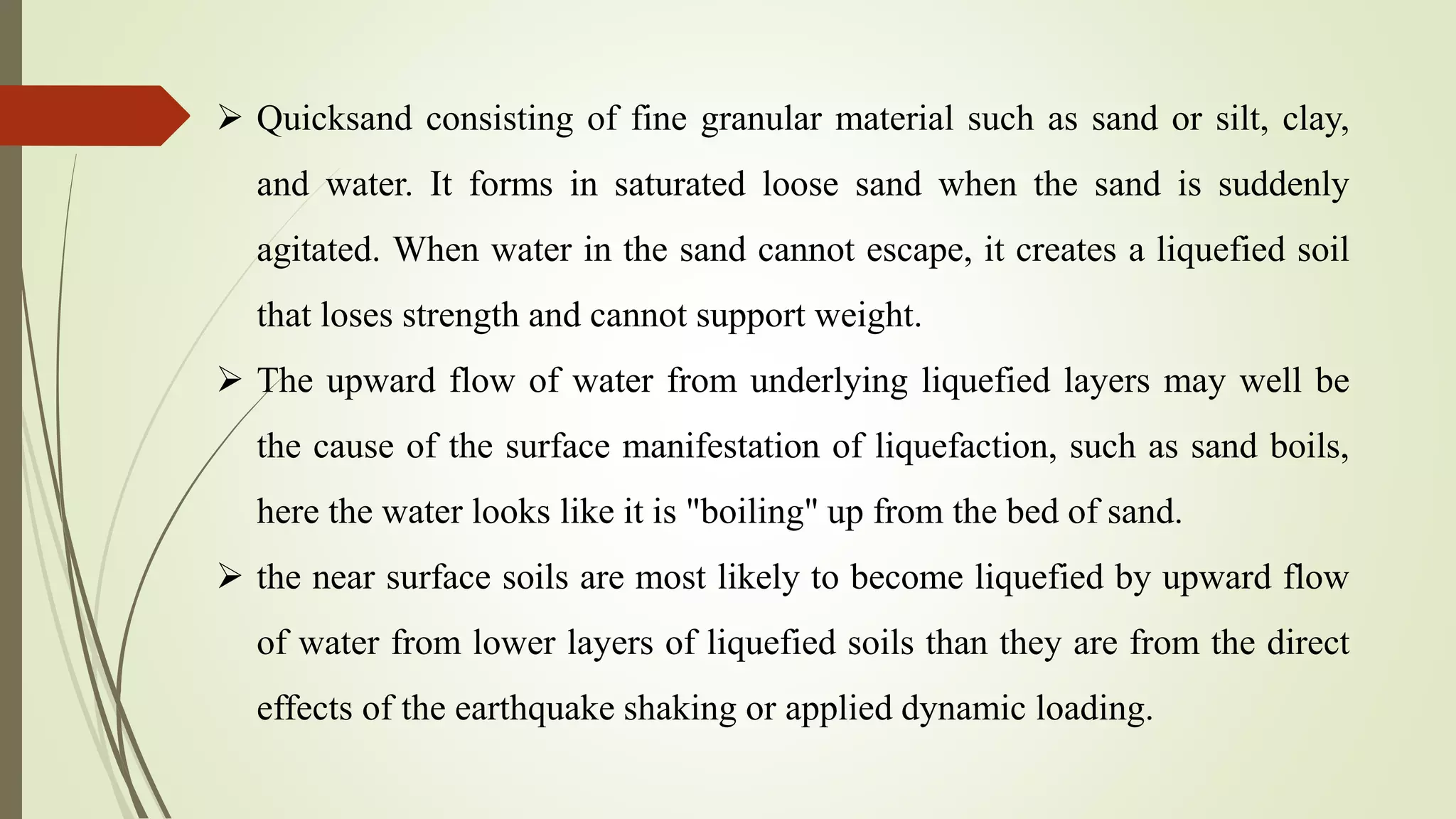 Liquefaction of soil | PPTX