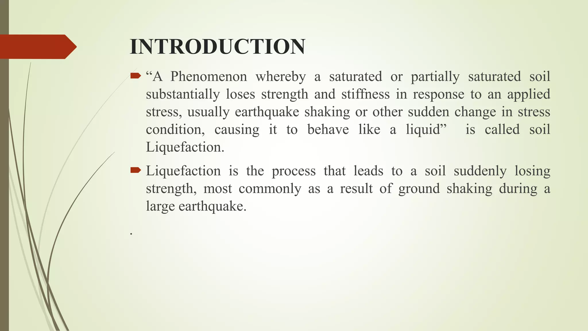 Liquefaction of soil | PPTX | Geology | Science