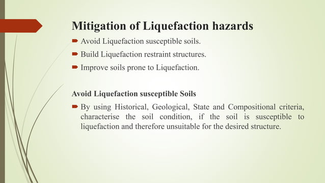 Liquefaction of soil | PPTX | Geology | Science
