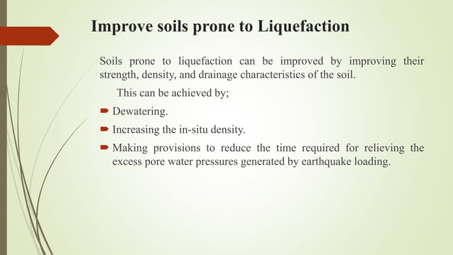 Liquefaction of soil | PPTX | Geology | Science