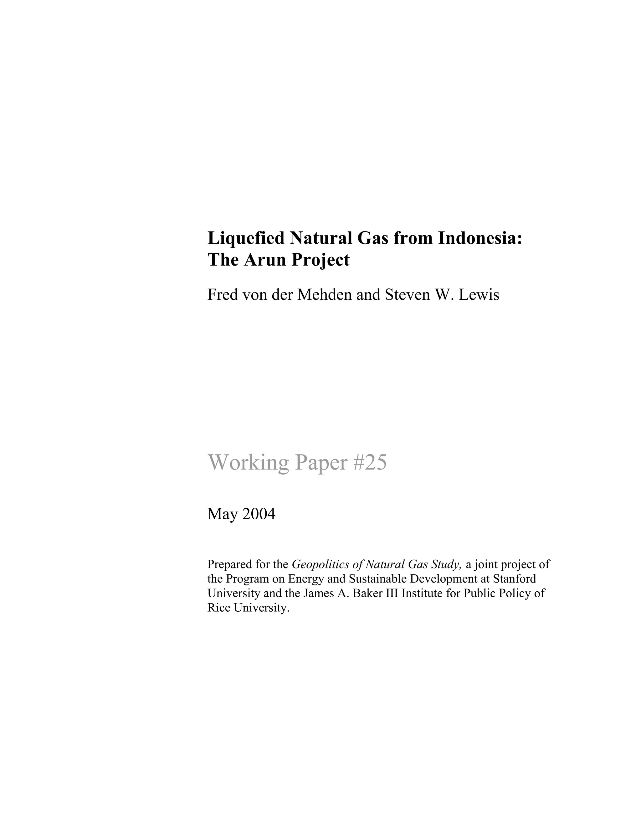 Liquefied natural-gas-from-indonesia-the-arun-project | PDF