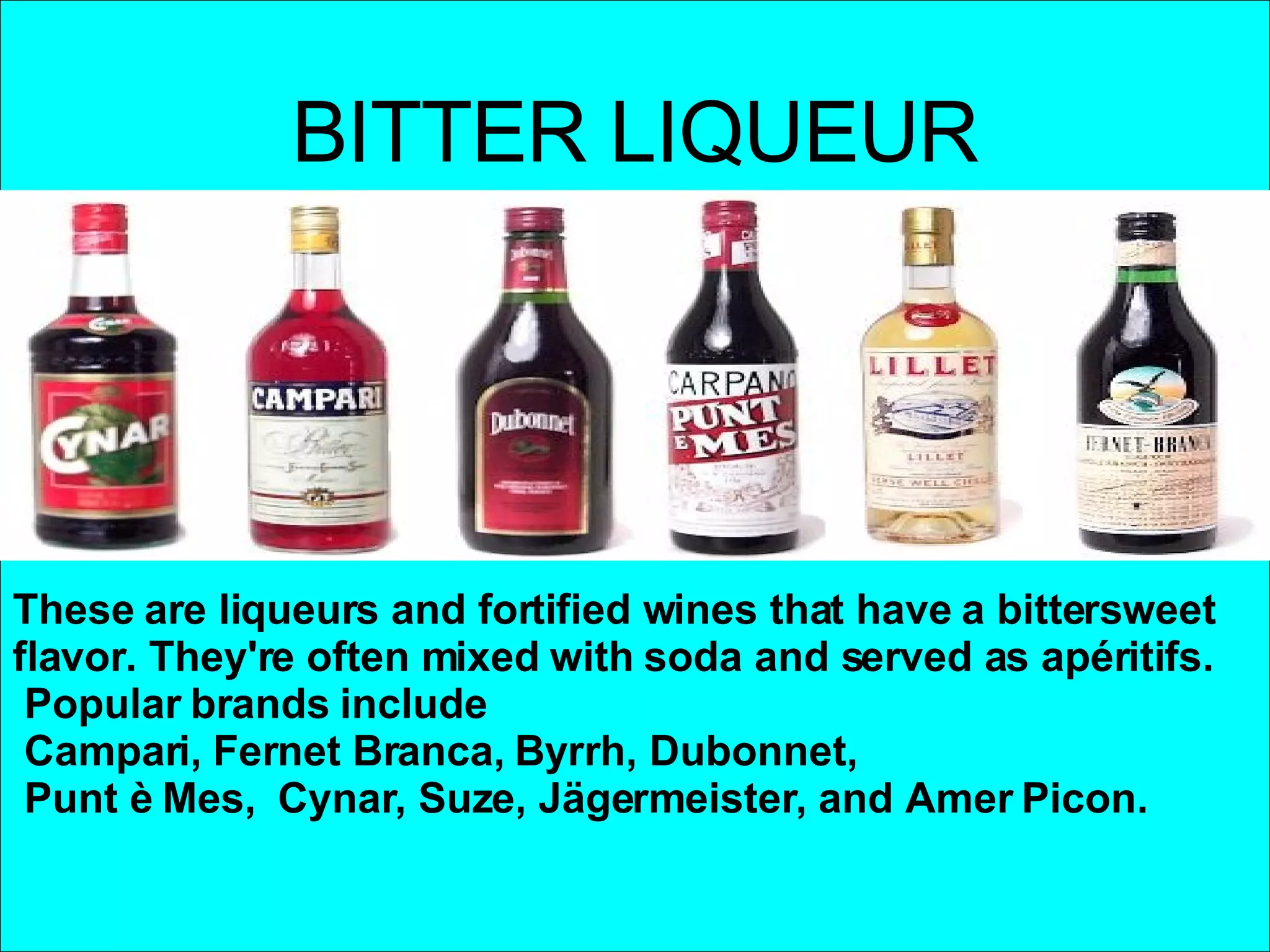 Liqueurs | PPT