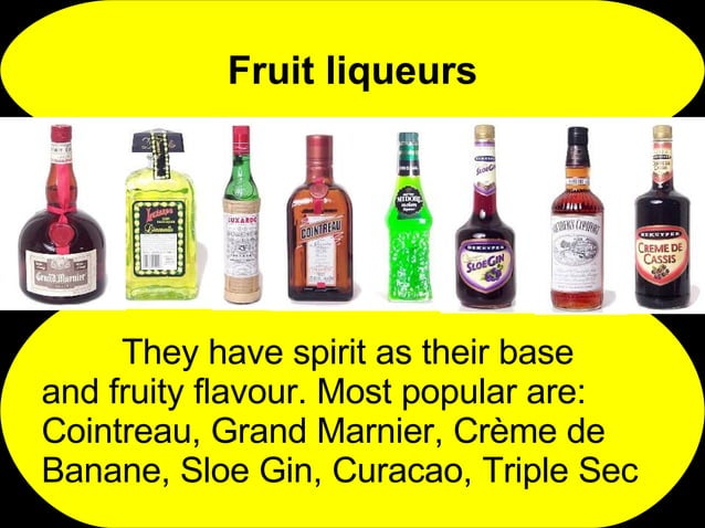 Liqueurs | PPT | Bars & Restaurants | Attractions