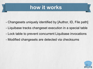 Liquibase migration for data bases | PPT