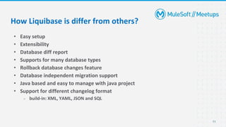 Liquibase Integration with MuleSoft | PPT