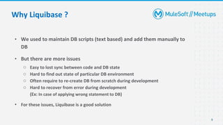 Liquibase Integration with MuleSoft | PPT