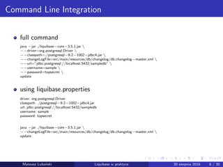 Liquibase w praktyce | PPT