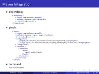 Liquibase w praktyce | PPT