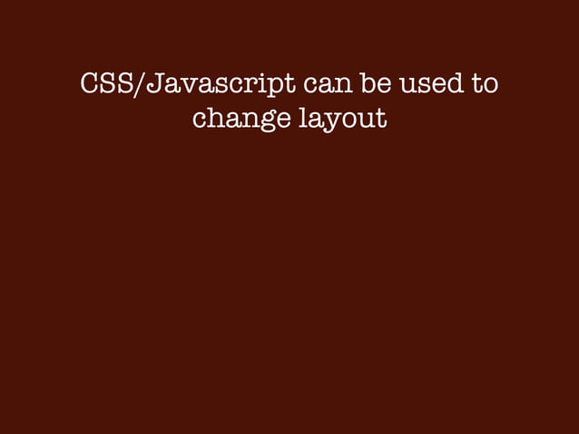 Liquid layouts with CSS | PPT